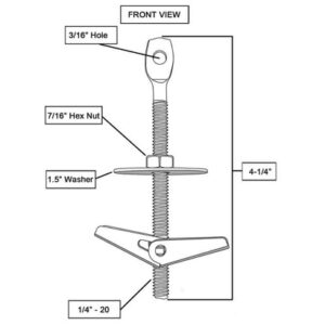TOGGLE BOLTS – Acoustical Solutions